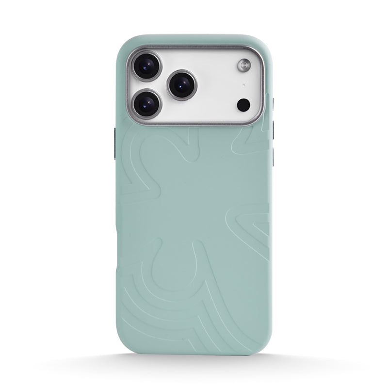 Mint Green | iPhone MagSafe Silicone Wave Case – Magpiec
