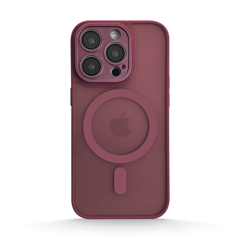 Plum Color | iPhone MagSafe Eagle Eye Matte Case – Magpiec
