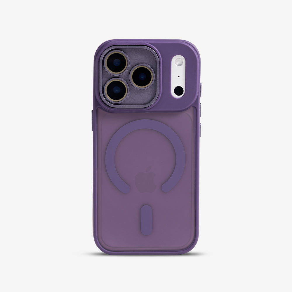Dark Purple | iPhone MagSafe Eagle Eye Matte Case – Magpiec